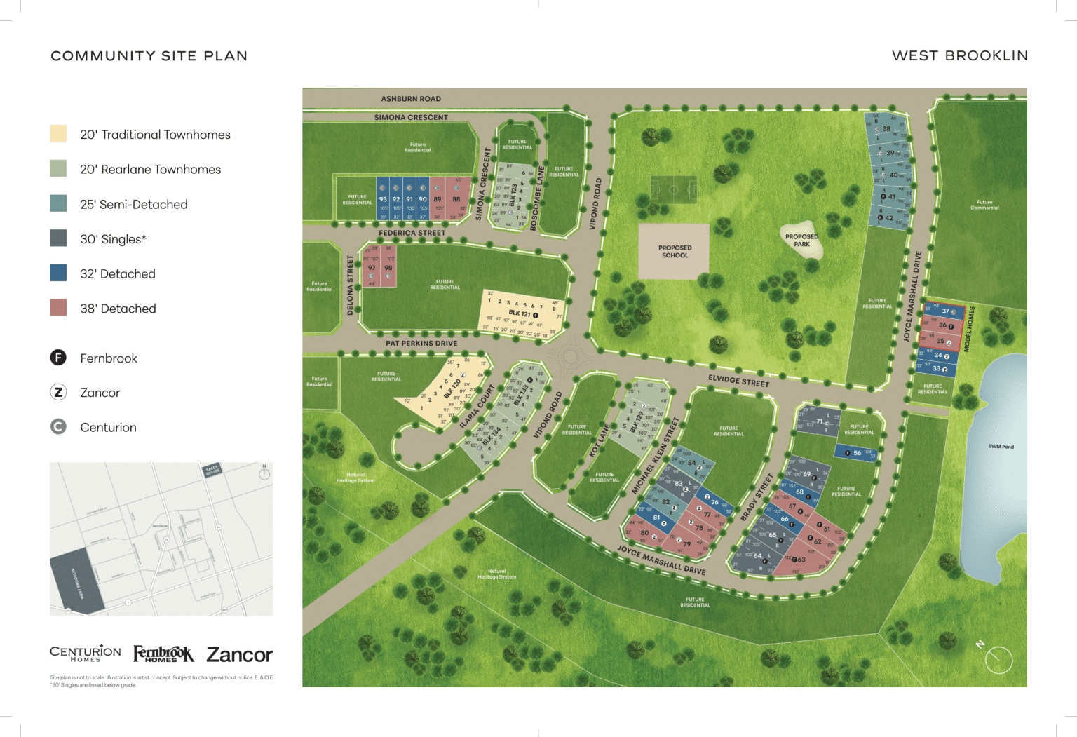West Brooklin Homes | New Master-Planned Community in Whitby